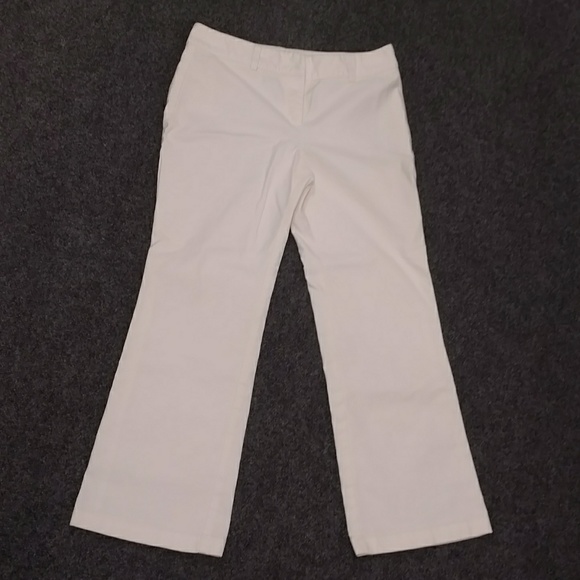 Ann Taylor | Pants & Jumpsuits | Ann Taylor P White Pants Wide Leg ...